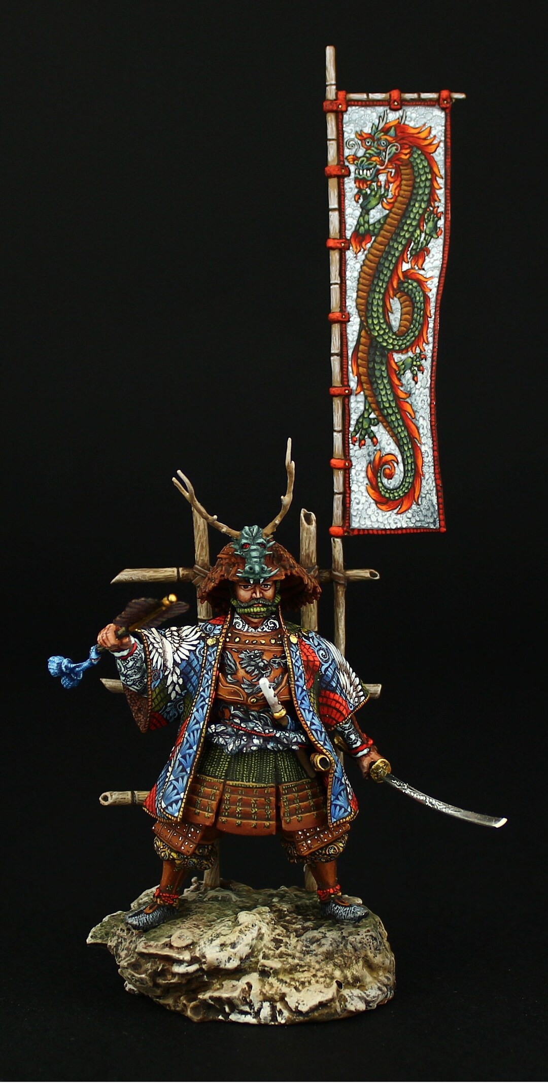 Tin Soldier Museum TOP Daimyo Japanese Warlord 54 Mm Medieval Japan ...