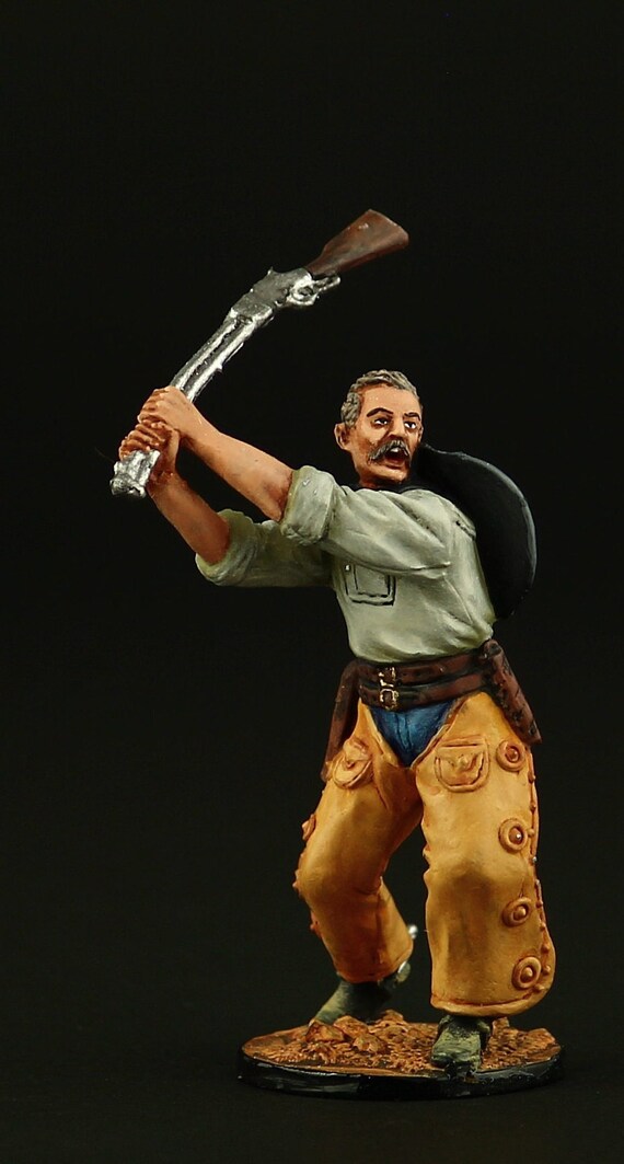 Tin Soldier Collectible Fighting Cowboy With a Rifle 54 Mm Old - Etsy
