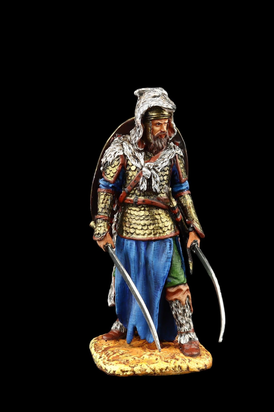 Tin Soldier Collectible Dacian Warrior With Falxes, II C. A.D. 54 Mm ...