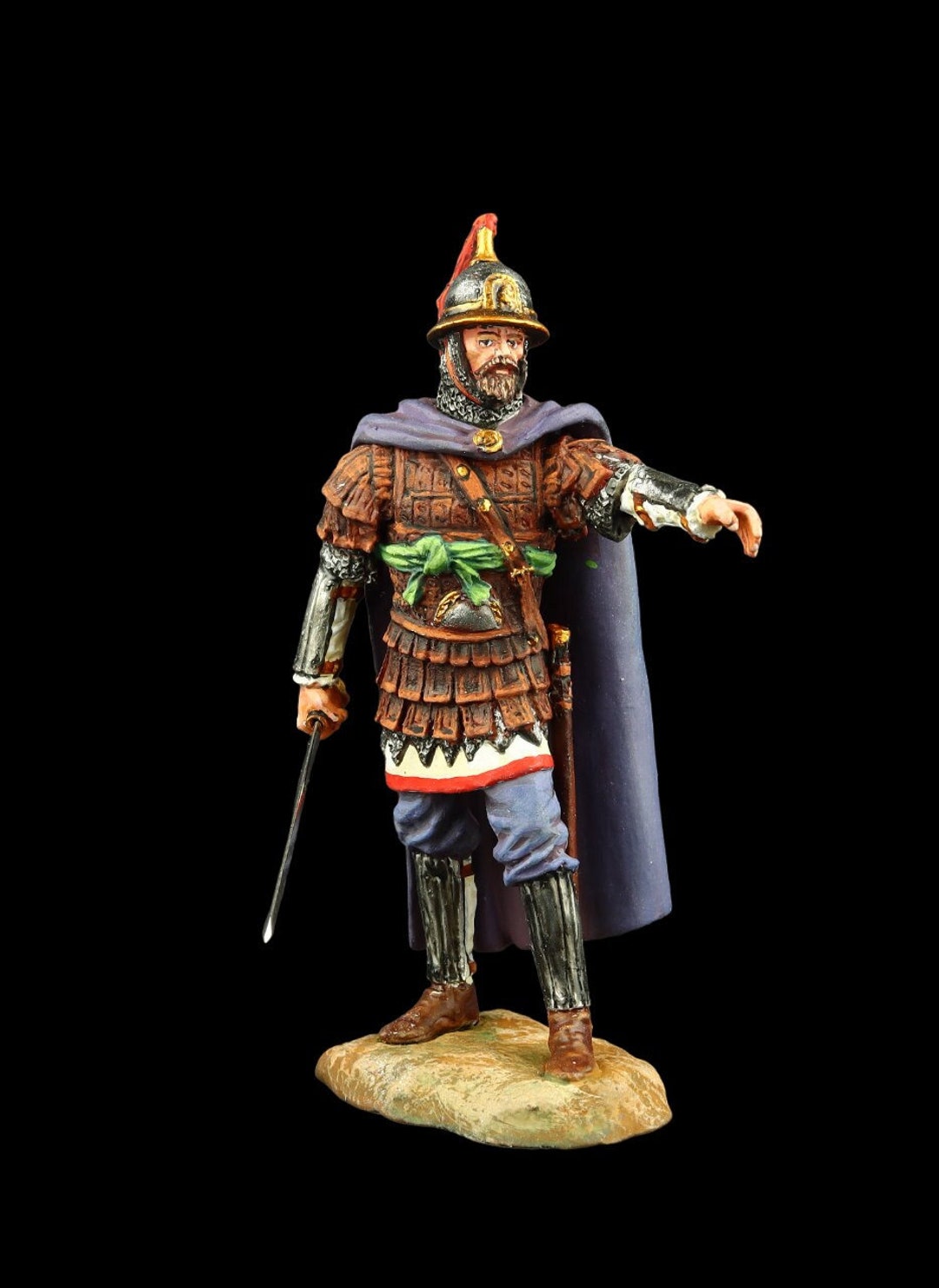 Tin Soldier Collectible Byzantine Commander, X-XI Cc 54 Mm Byzantine - Etsy