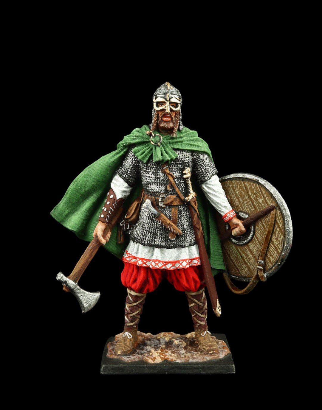 Tin Soldier Collectible Viking in Mask Helmet, X C. 54 Mm Vikings ...
