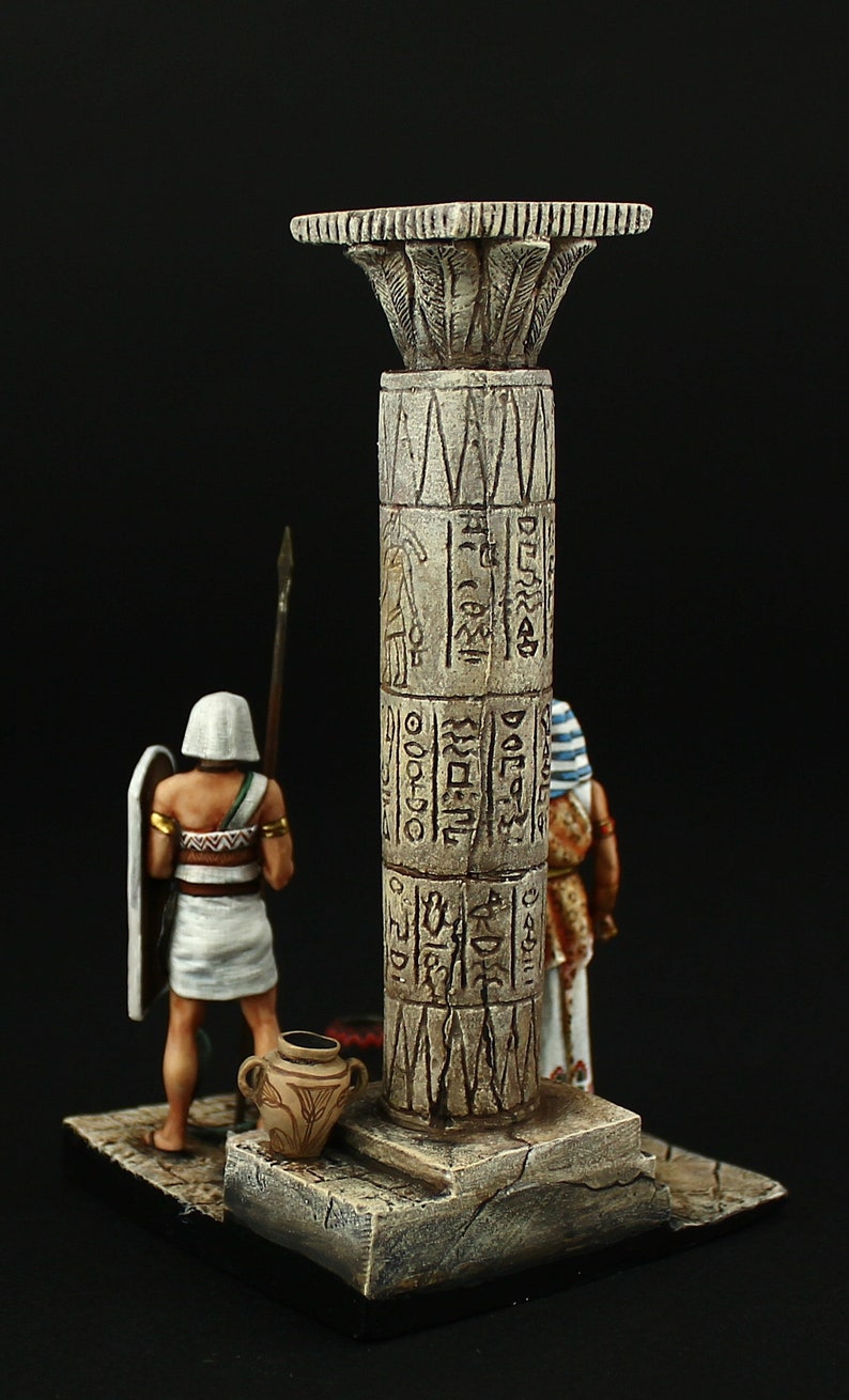 Tin Soldier Museum (TOP) Pharaoh Ramses II With a Bodyguard 54 Mm ...