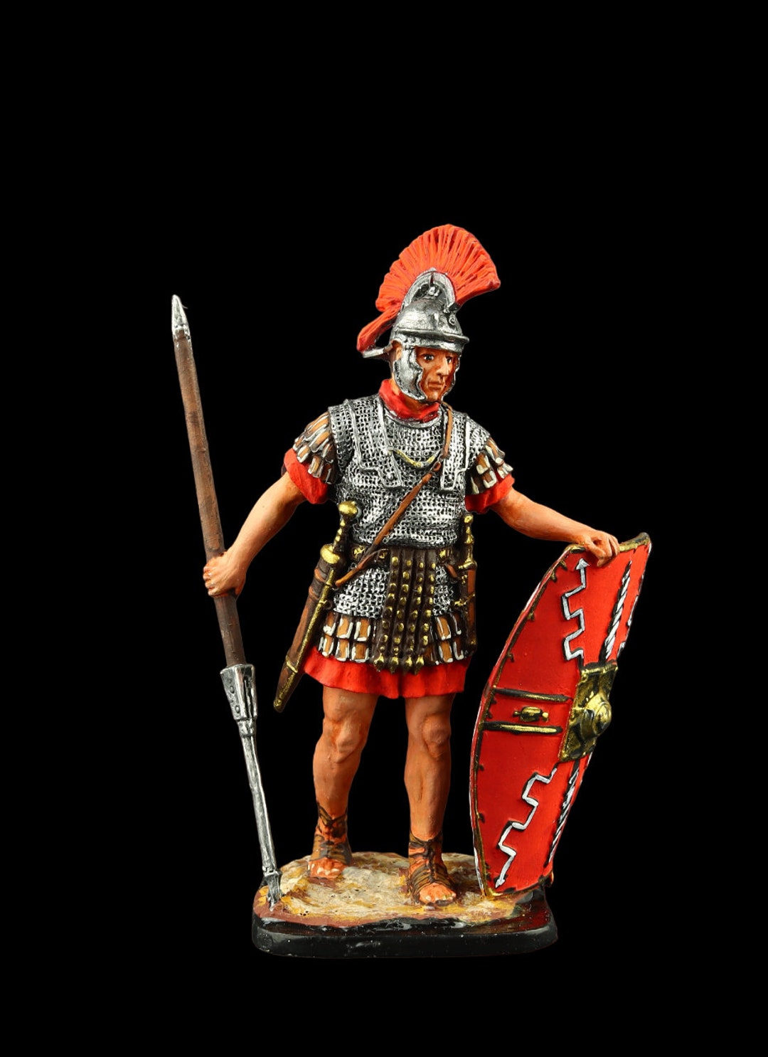 Tin Soldier Collectible Roman Legionary, I C. A.D. 54 Mm Ancient Rome ...