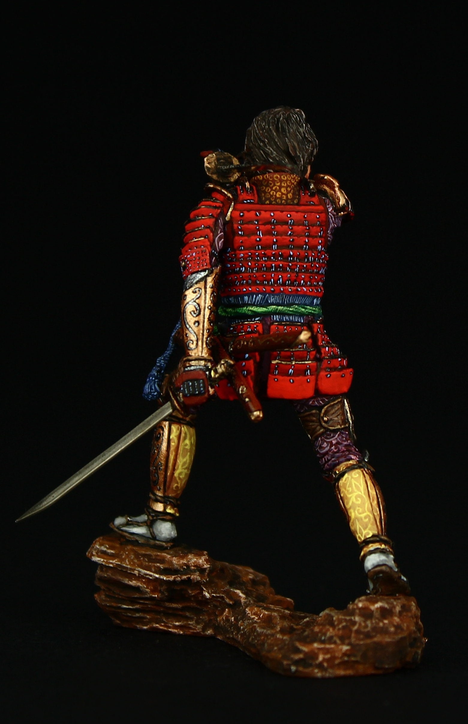 Tin Soldier Collectible Western Samurai, 1870 54 Mm Medieval Japan ...