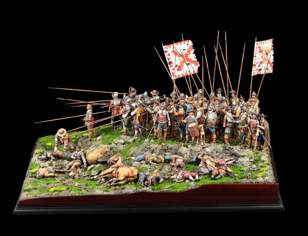 DIORAMA Museum (TOP) Rocroi 1643. the Last Tercio 54 Mm European Wars ...