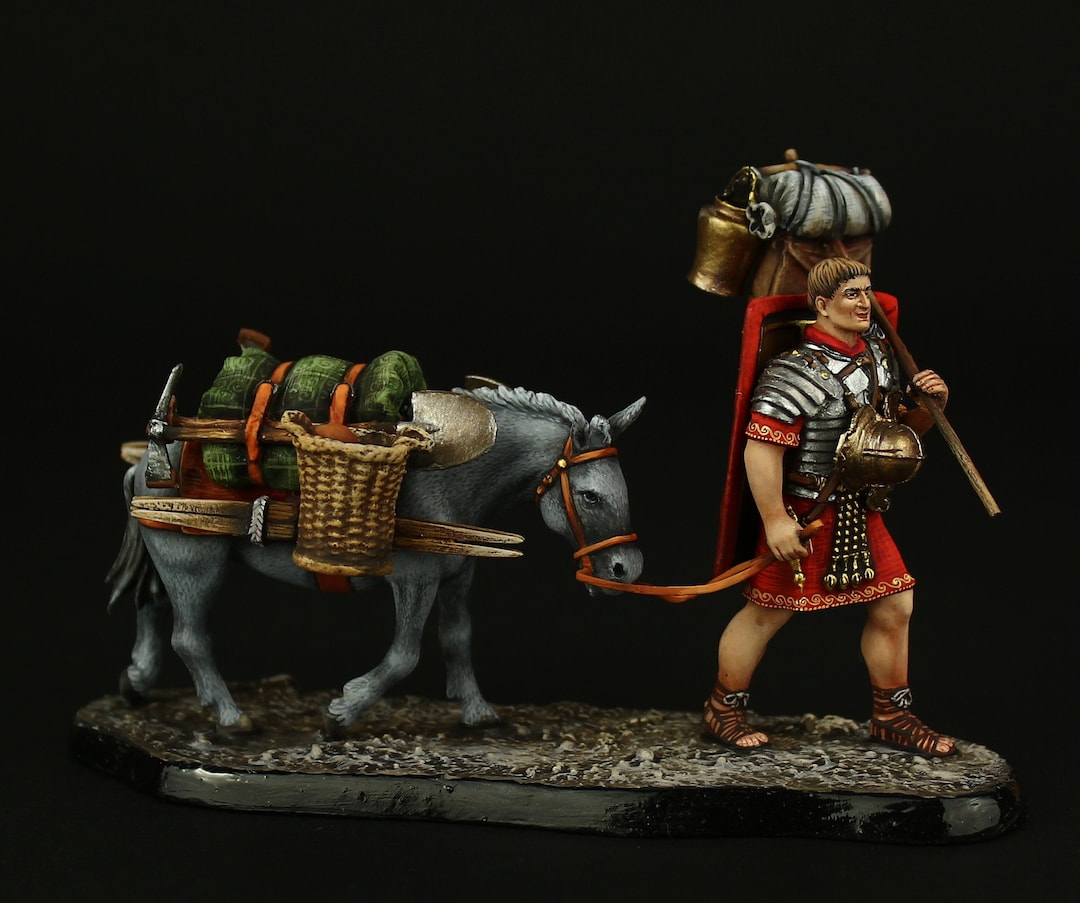 Tin Soldier Museum (TOP) the Marius Mule, A.D. 125 54 Mm Ancient Rome ...