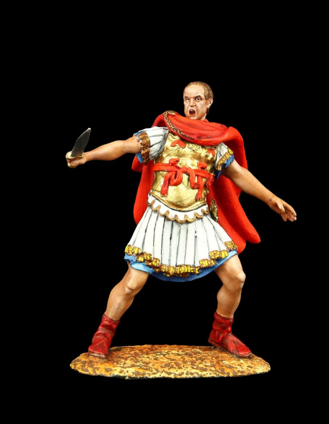 Tin Soldier Collectible Caius Julius Caesar at the Battle of Munda, 45 ...
