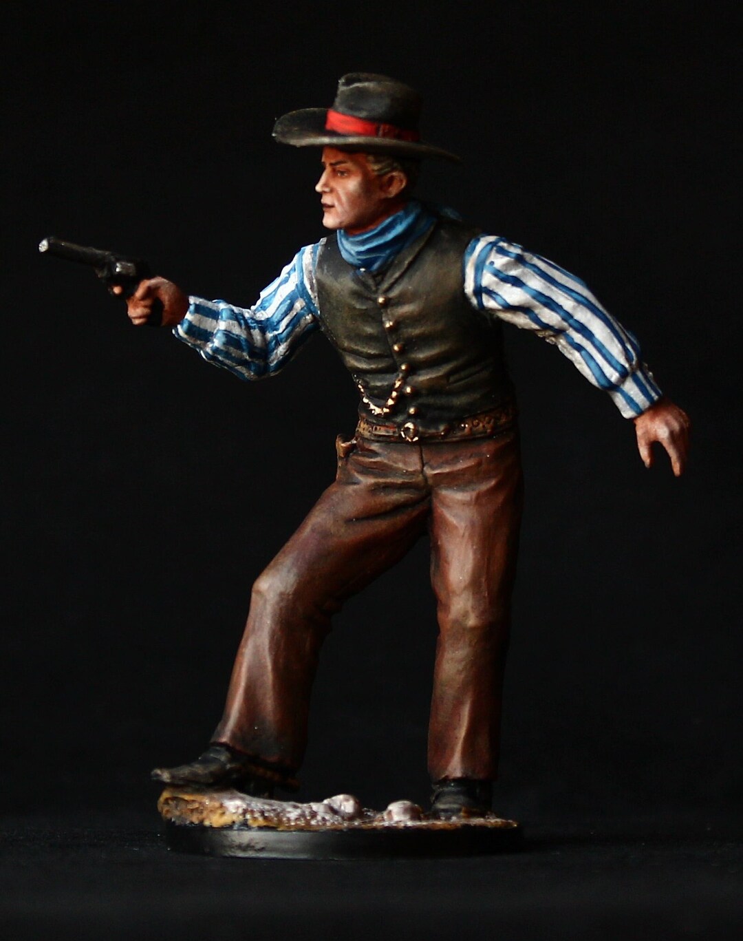 Tin Soldier Collectible Cowboy 54 Mm Old West: Cowboys and Trappers - Etsy