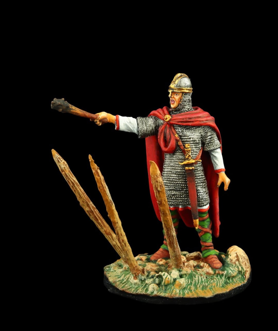 Tin Soldier Collectible Frankish Warrior (c.850) 54 Mm Medieval Age ...