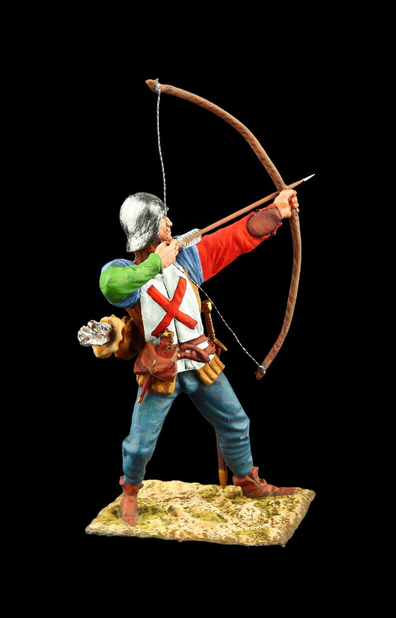 Tin Soldier Collectible English Archer, 1475 54 Mm Medieval Age ...