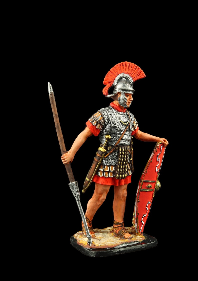 Tin Soldier Collectible Roman Legionary, I C. A.D. 54 Mm Ancient Rome ...