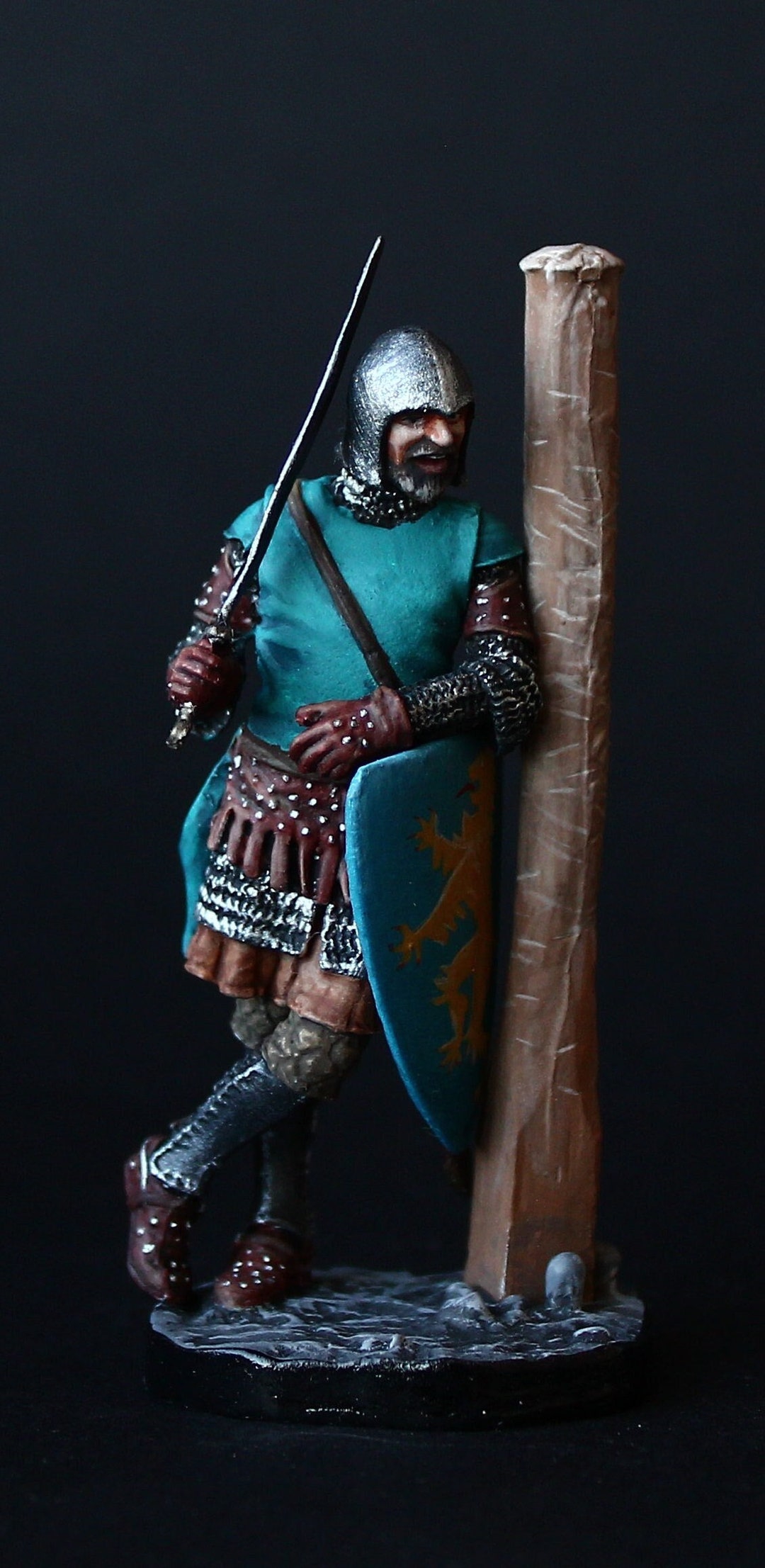 Tin Soldier Collectible Medieval Sergeant XIII-XIV Cc. 54 Mm Medieval ...
