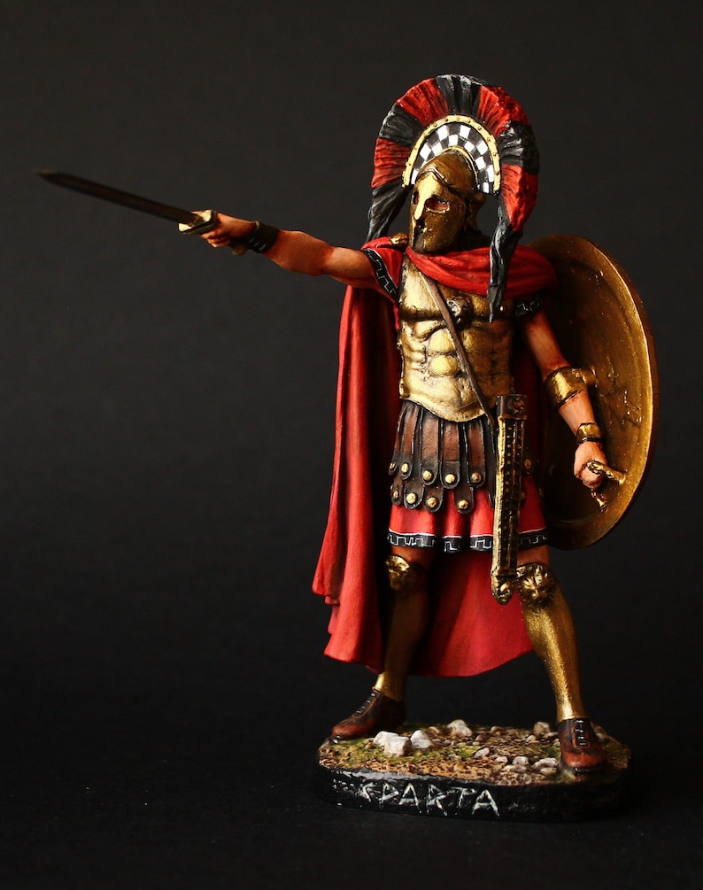 Tin Soldier Collectible Greek Strategos, V C. B.C 90 Mm Ancient Greece ...