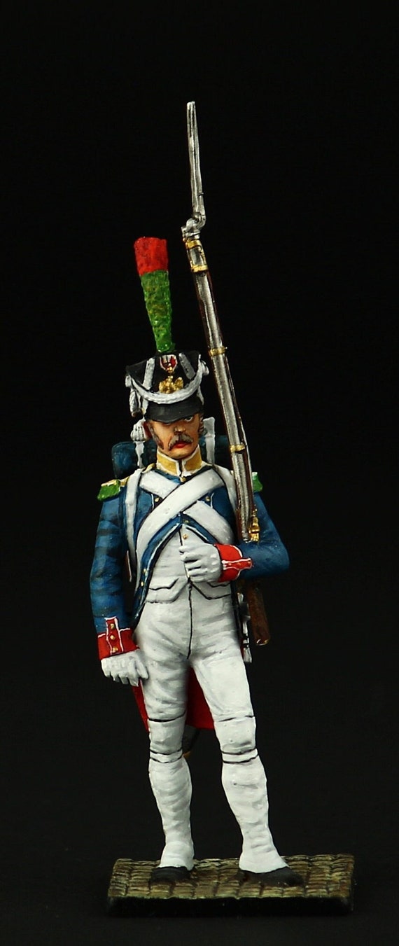 Tin Soldier Collectible Voltigeur of the Imperial Guard 1810 - Etsy