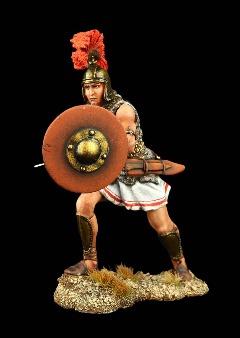 Tin Soldier Collectible Iberian Warrior 75 Mm Ancient Rome & Carthage ...