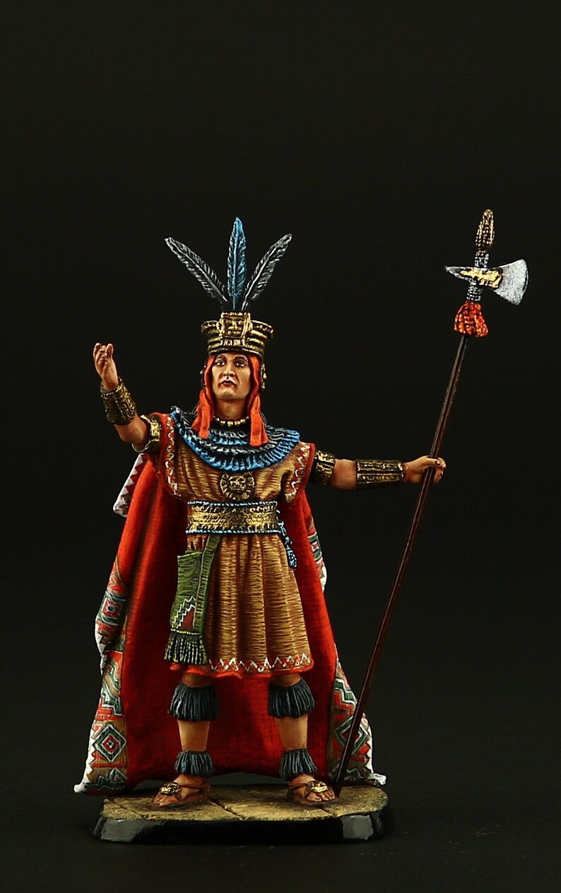 Tin Soldier Museum (TOP) Atahualpa, Sapa Inca 1500-1533 54 Mm American ...