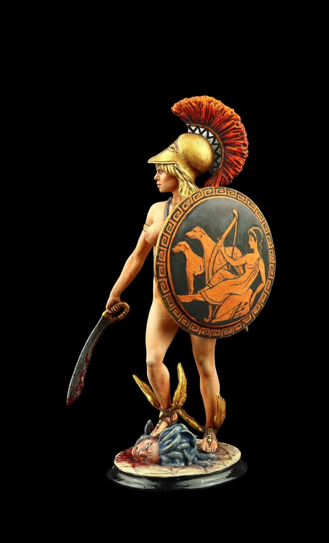 Tin Soldier Museum (TOP) 18+ Female Greeek Hoplite Girl 54 Mm Female ...