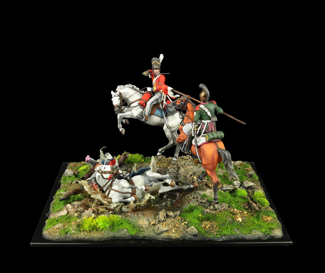 Tin Soldier Museum (TOP) Death of General William Ponsonby, Waterloo ...