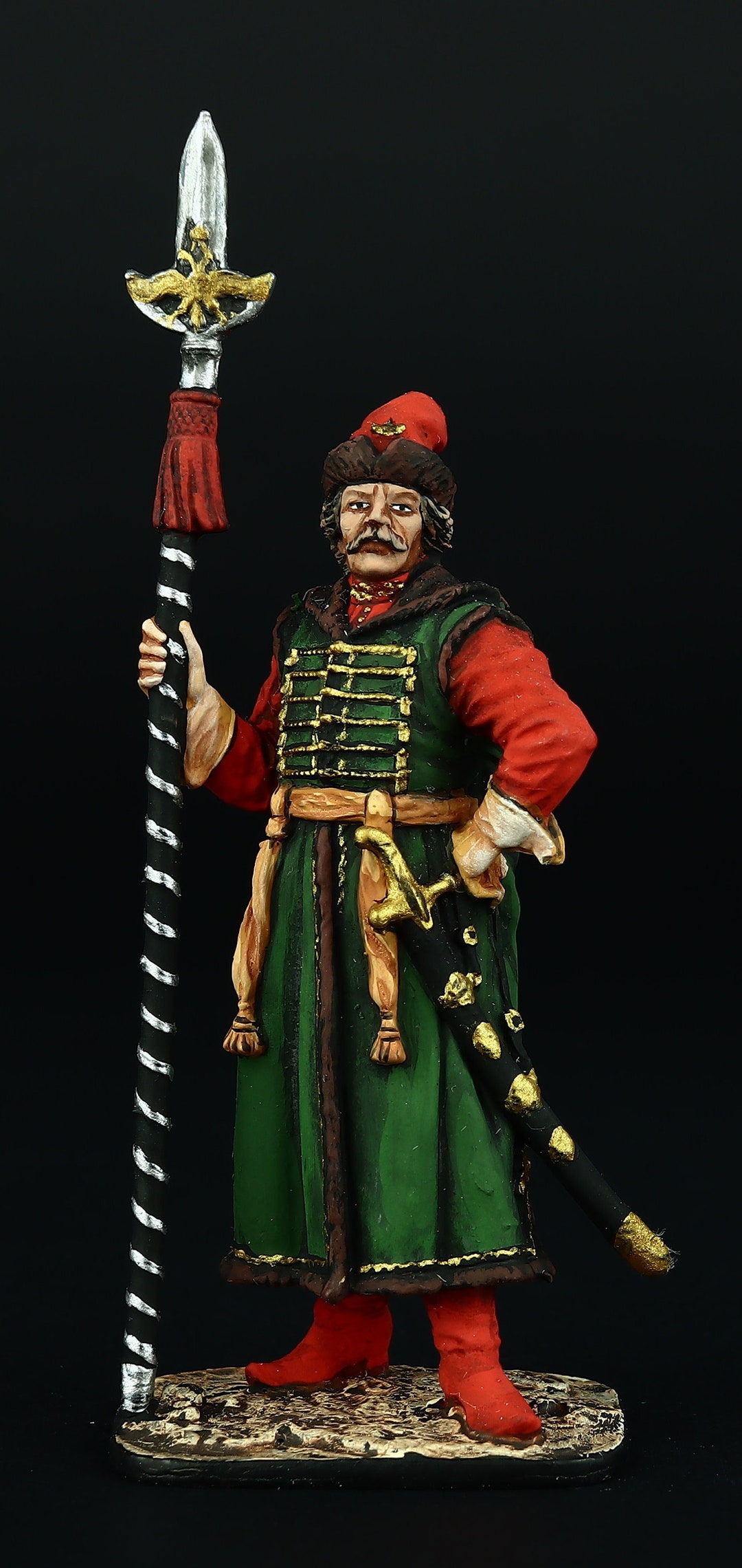 Tin Soldier Collectible Colonel of Streletz Regiment, XVII C. 54 Mm ...