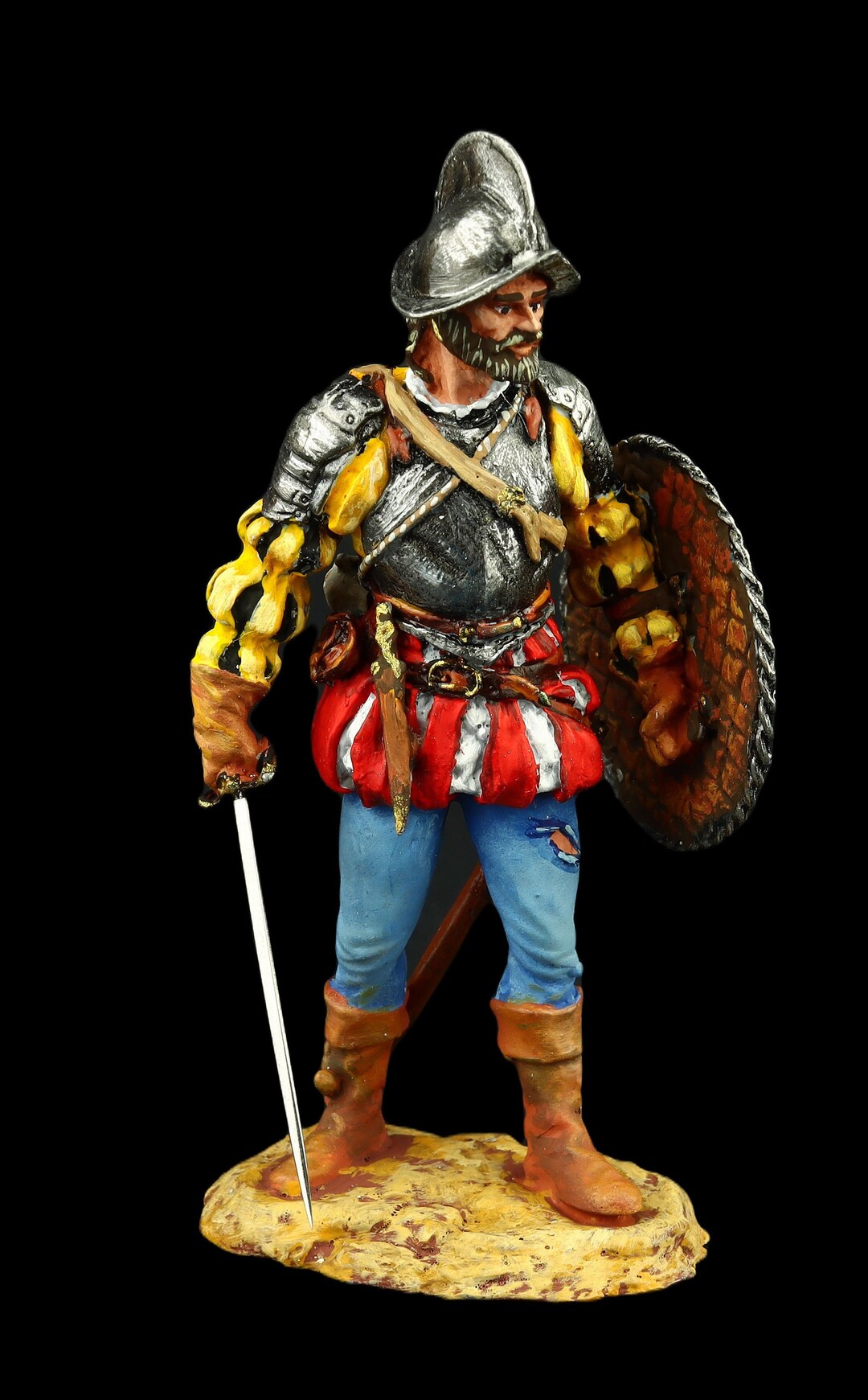 Tin Soldier Collectible Spanish Conquistador, 1560-1600 54 Mm European ...