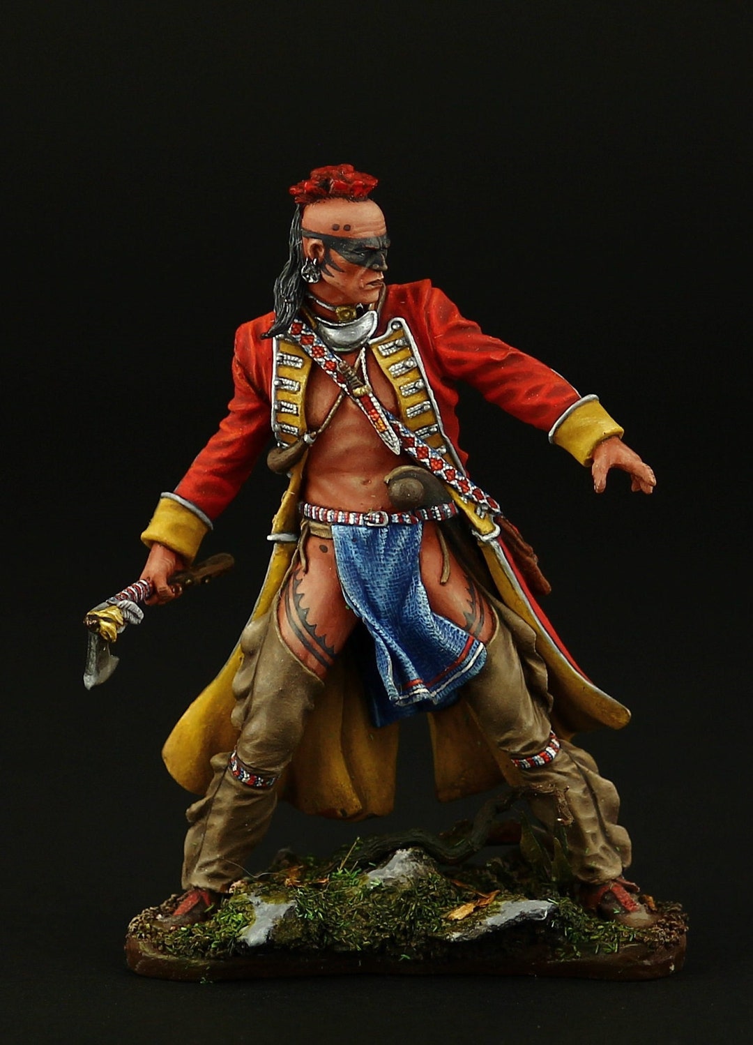 Tin Soldier Museum TOP Mohawk Militia 75 Mm American Natives - Etsy