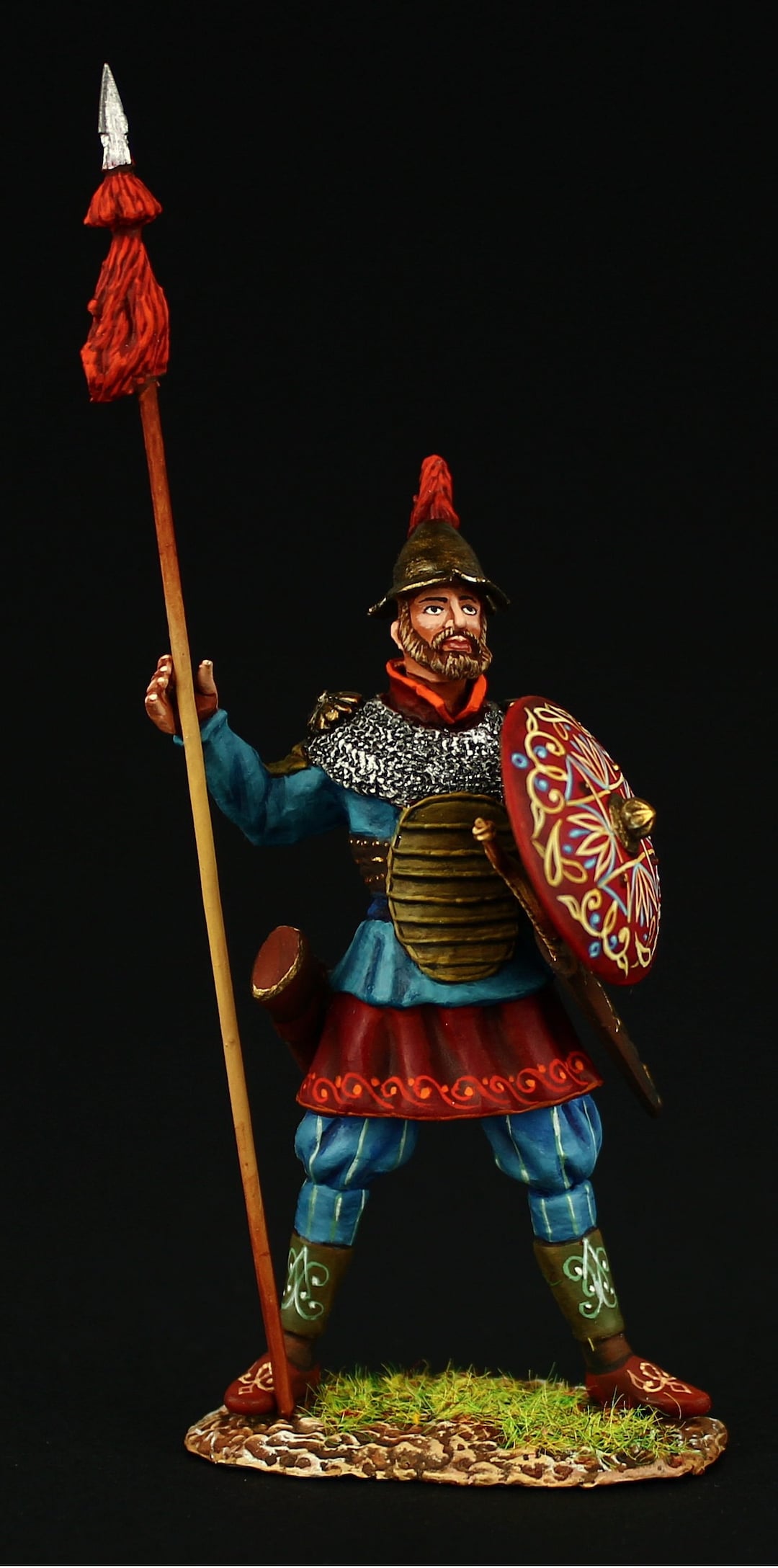 Tin Soldier Collectible Timurid Warrior 54 Mm Timurids - Etsy