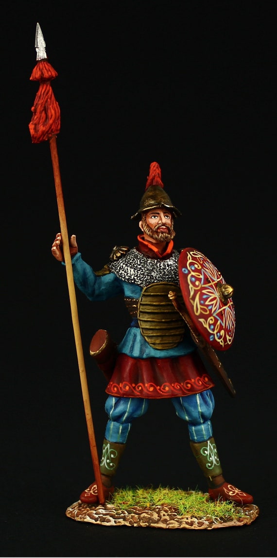 Tin Soldier Collectible Timurid Warrior 54 Mm Timurids - Etsy