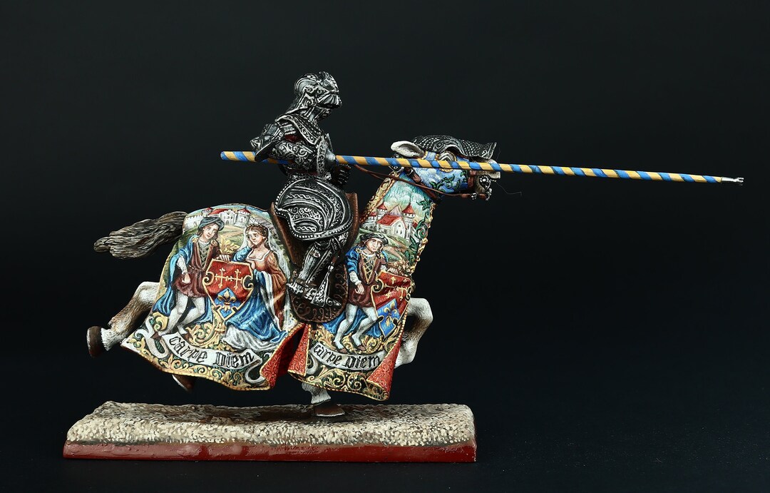 Tin Soldier Museum TOP Medieval Knight in Tournament Armor, XV C. 54 Mm ...