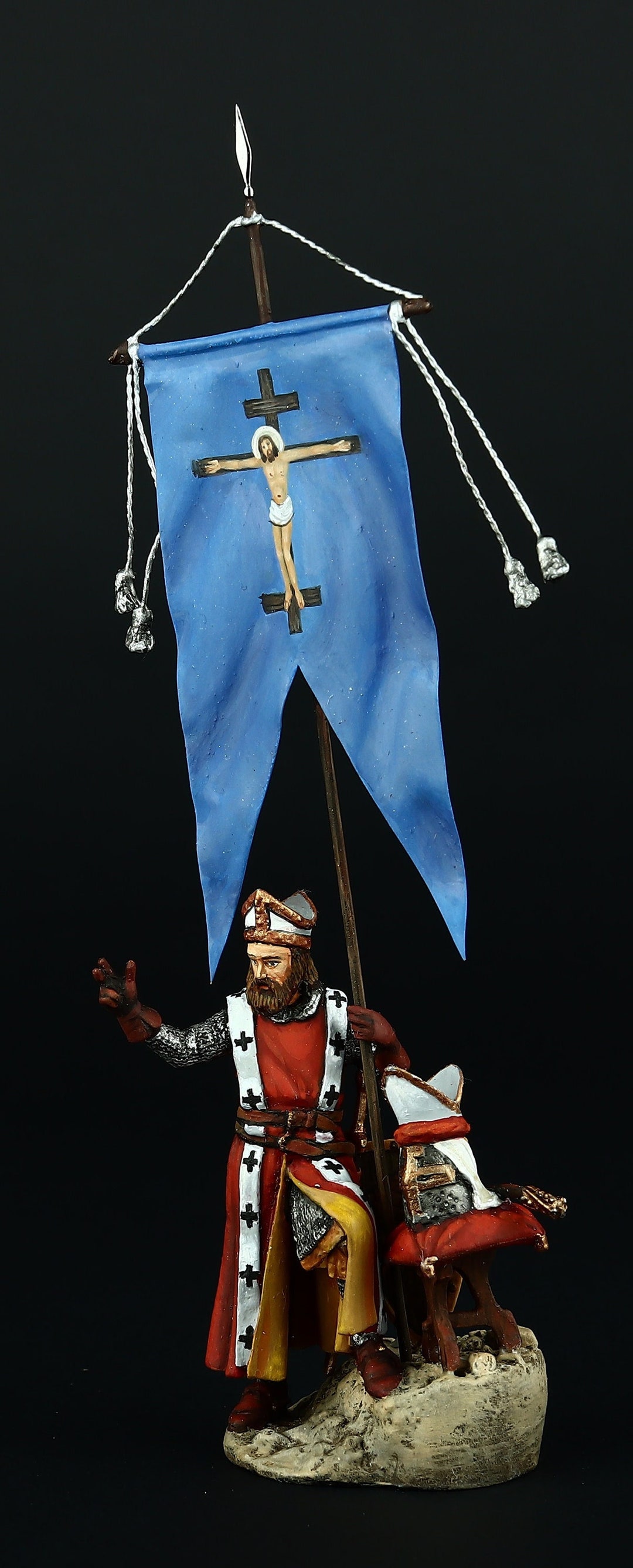 Tin Soldier Collectible Bishop Warrior, XIII C. 54 Mm Medieval Age ...