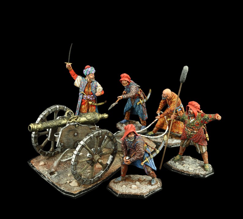 Resin Soldiers Museum (TOP) Ottoman Artillery, Siege of Viena, 1683 54 ...