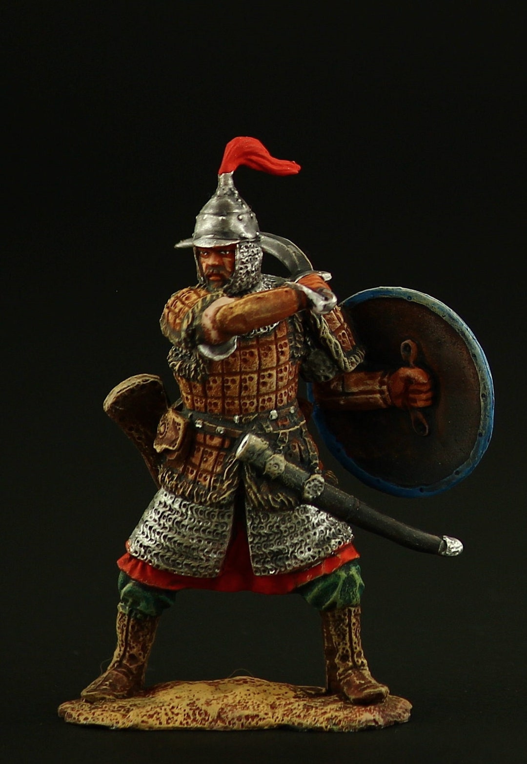 Tin Soldier Collectible Golden Horde, Mongolian Warrior, XIV C. 54 Mm ...