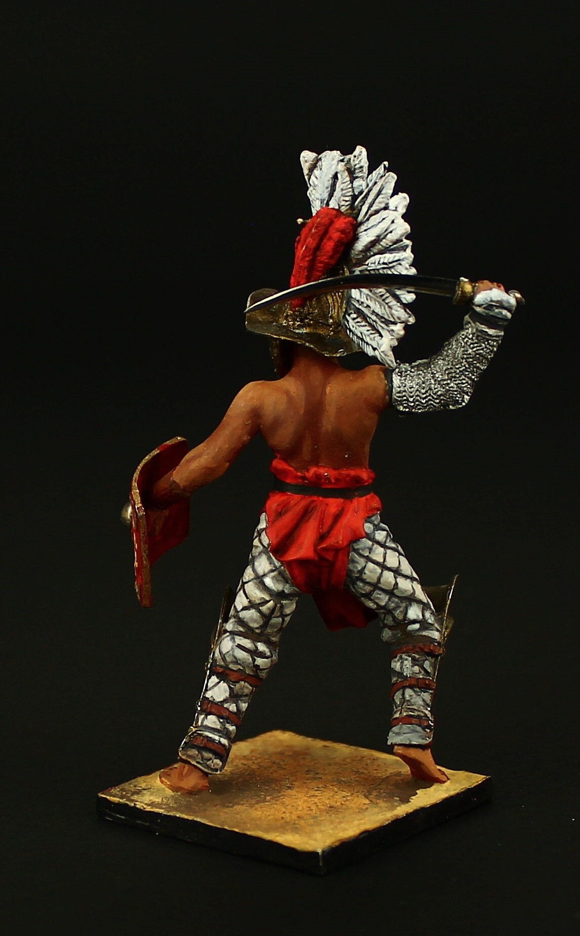 Tin Soldier Collectible Roman Gladiators Thraex 54 Mm Ancient - Etsy