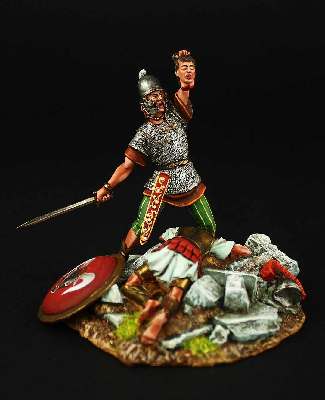 Tin Soldier Collectible Victorious Celt 54 Mm Vikings&barbarians - Etsy