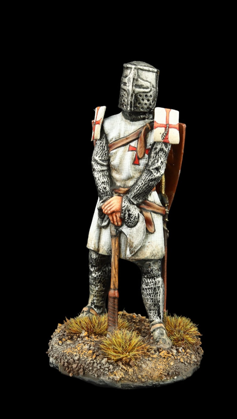Tin Soldier Museum (TOP) Templar Order Knight, 1270-1291 54 Mm Medieval ...