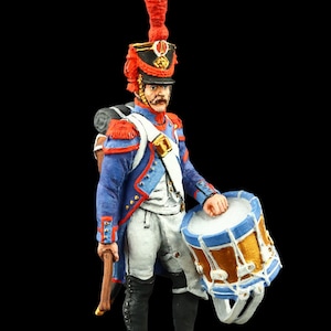 Soldat de plomb Collection Fusilier Batteur d'infanterie de ligne 57e ...