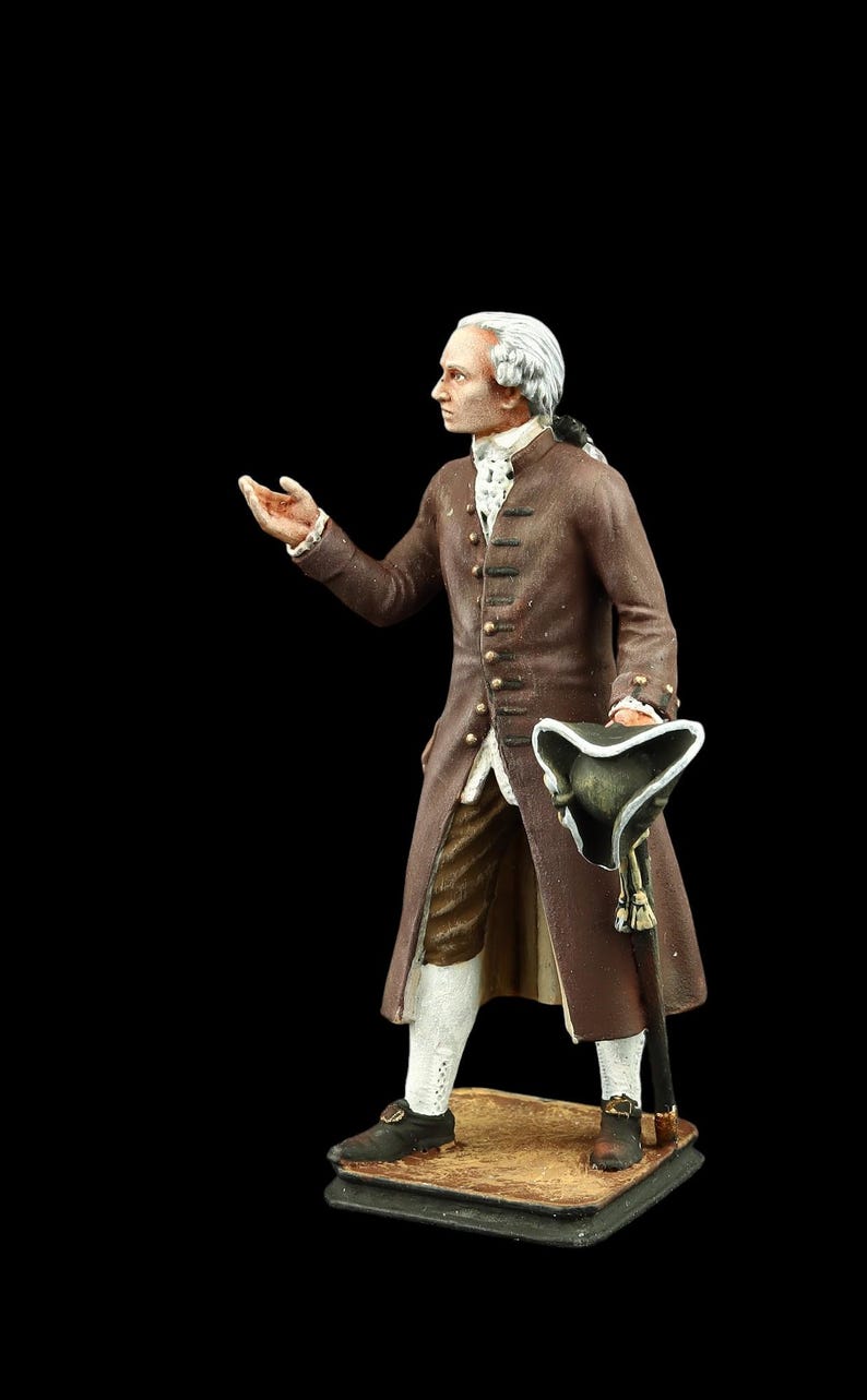 Tin Soldier Collectible Immanuel Kant, German Philosopher, 1724-1804 54 ...