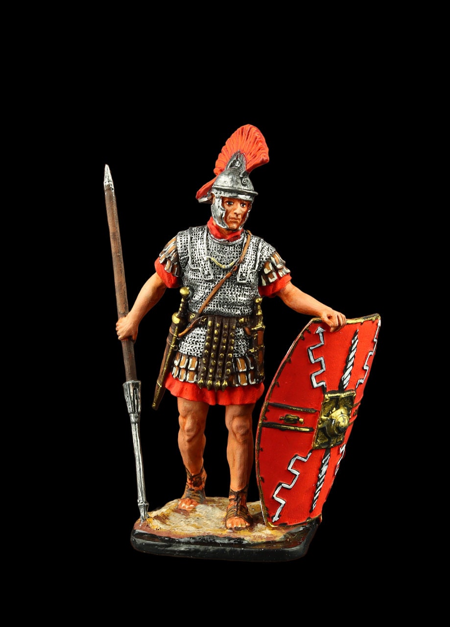 Tin Soldier Collectible Roman Legionary, I C. A.D. 54 Mm Ancient Rome ...
