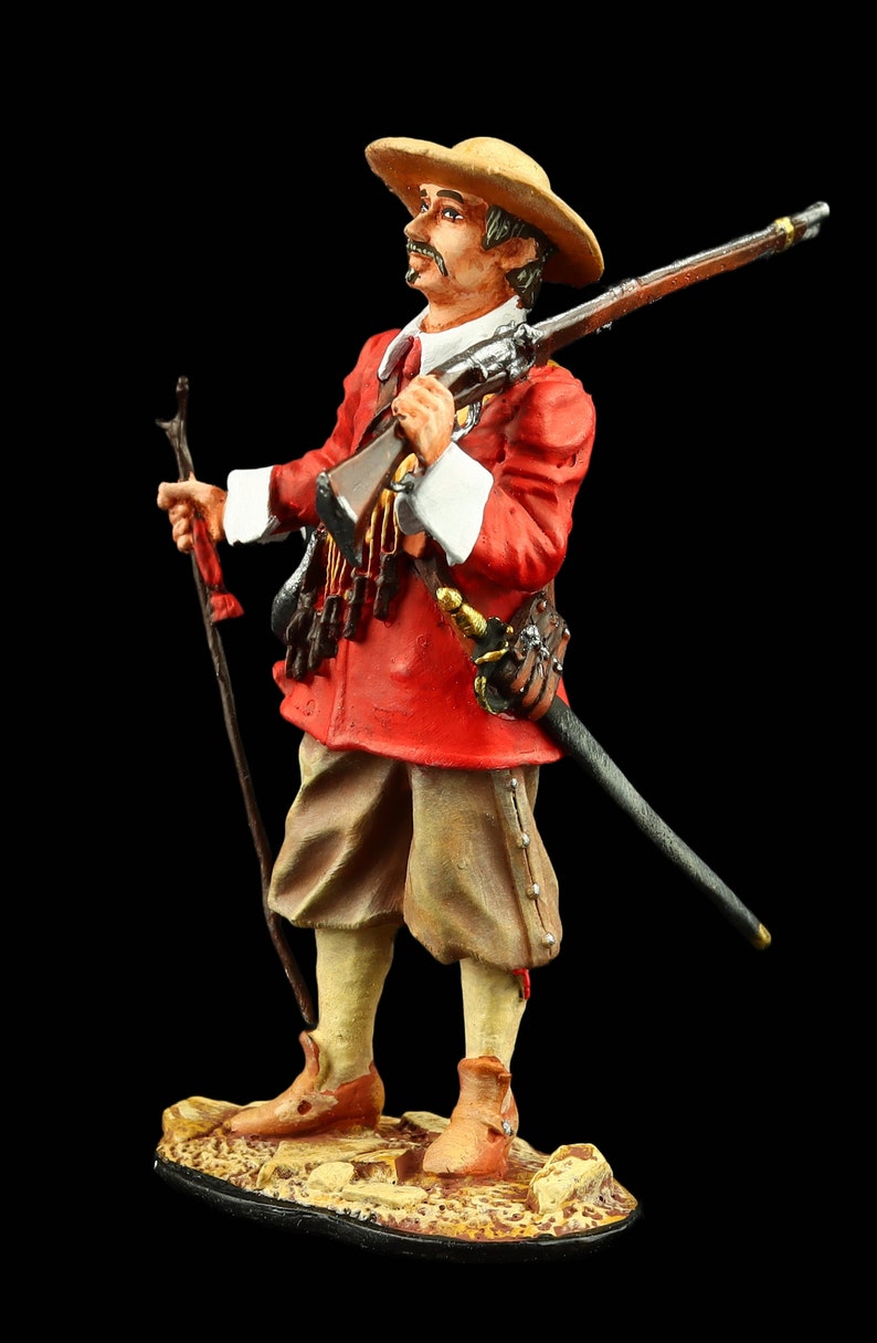 Tin Soldier Collectible Spanish Musketeer the Thirty Years - Etsy