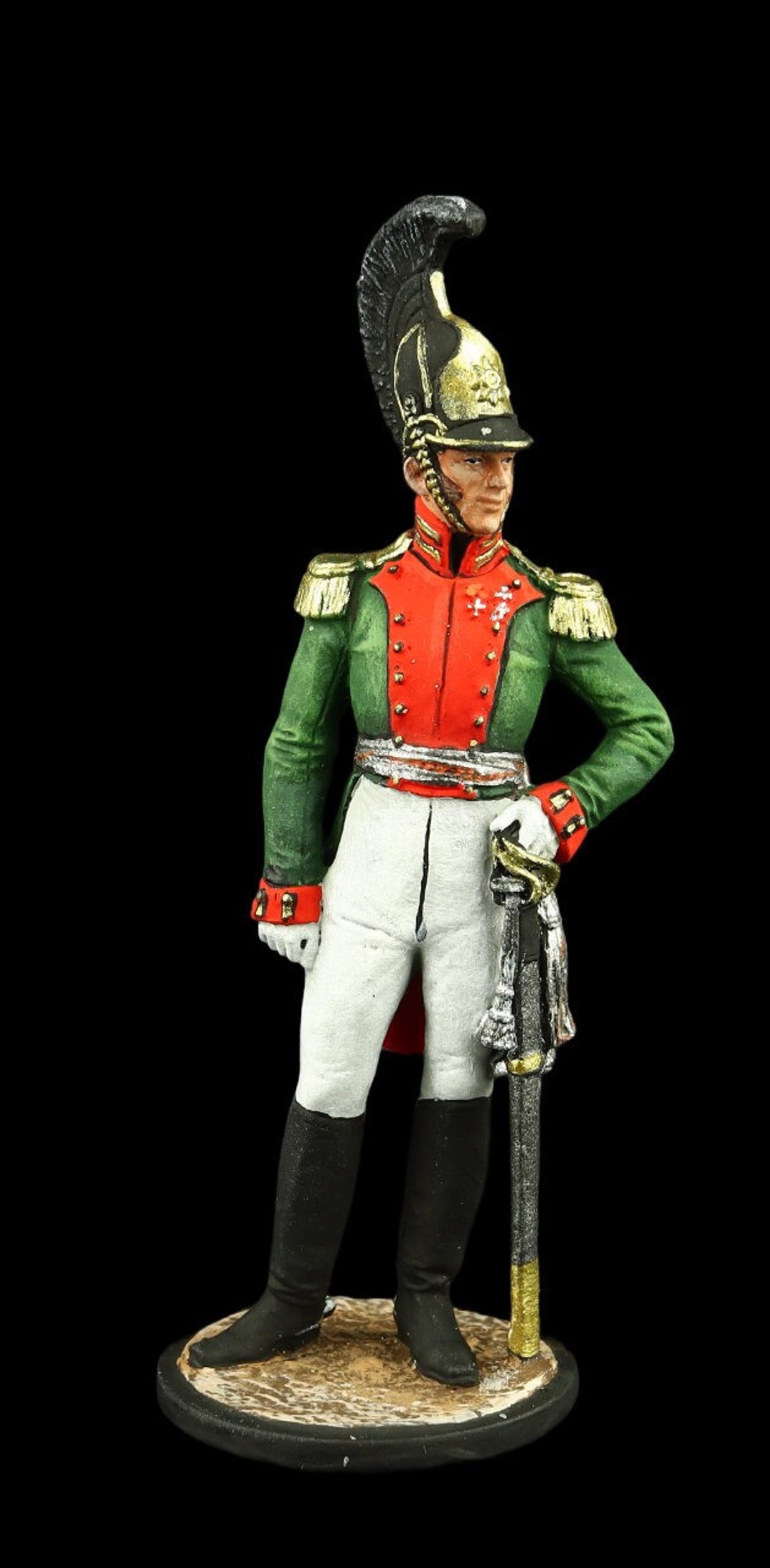 Tin Soldier Collectible 54 Mm Colonel of the Life Guard of Dragoon ...