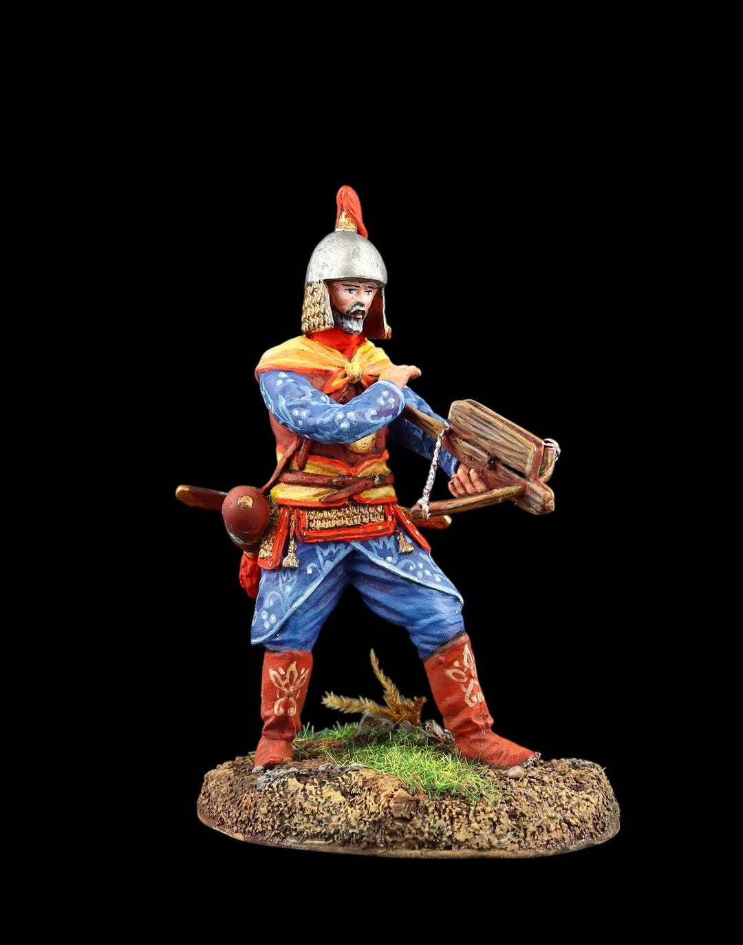 Tin Soldier Collectible Chinese Crossbowman, XIII C. 54 Mm Far East ...