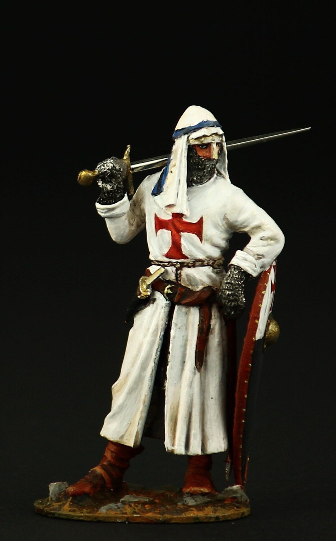 Tin Soldier Collectible Holy Land Templar Knight With Turban - Etsy