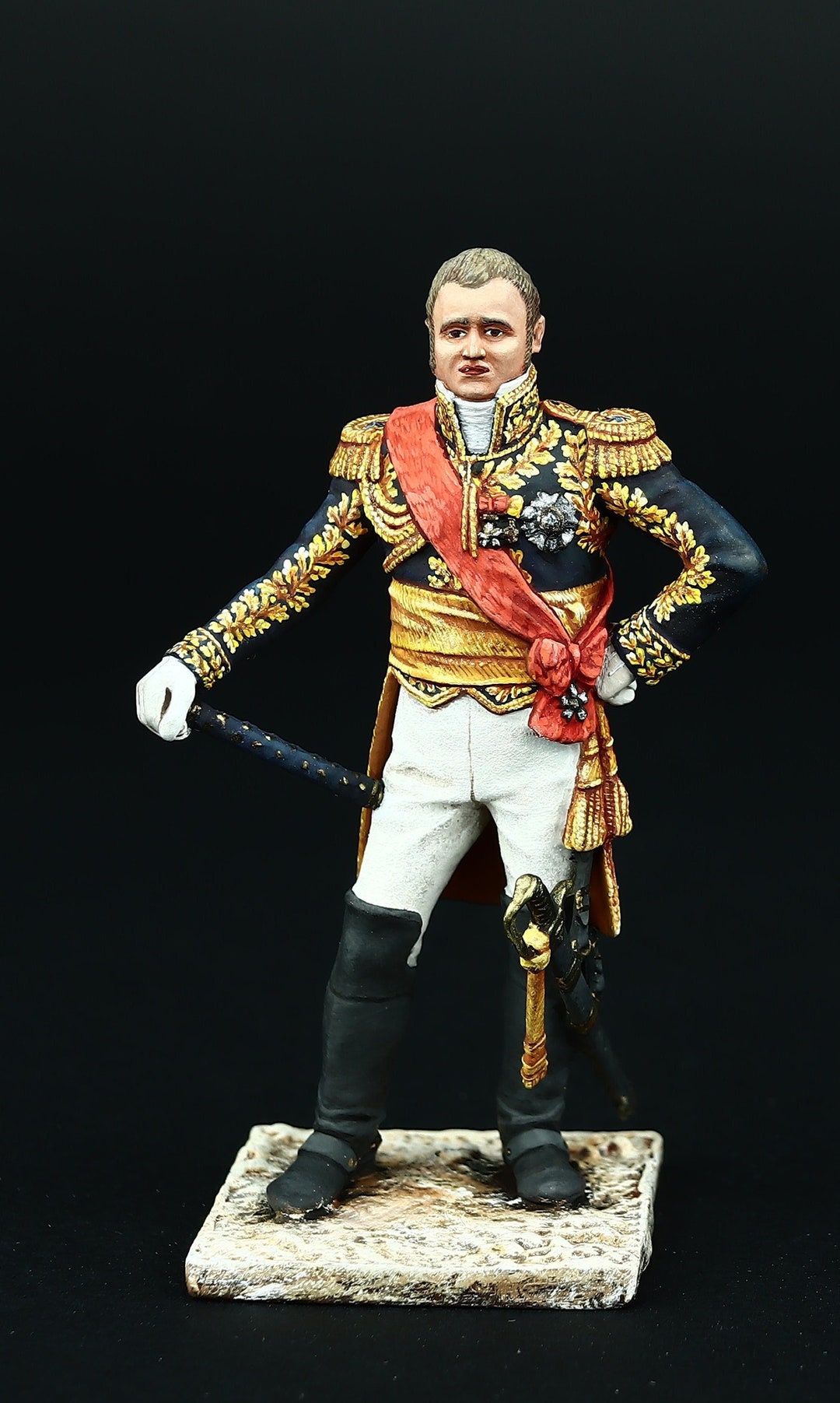 Tin Soldier Museum TOP 54 Mm Marshal Claude-victor Perrin Napoleonic ...