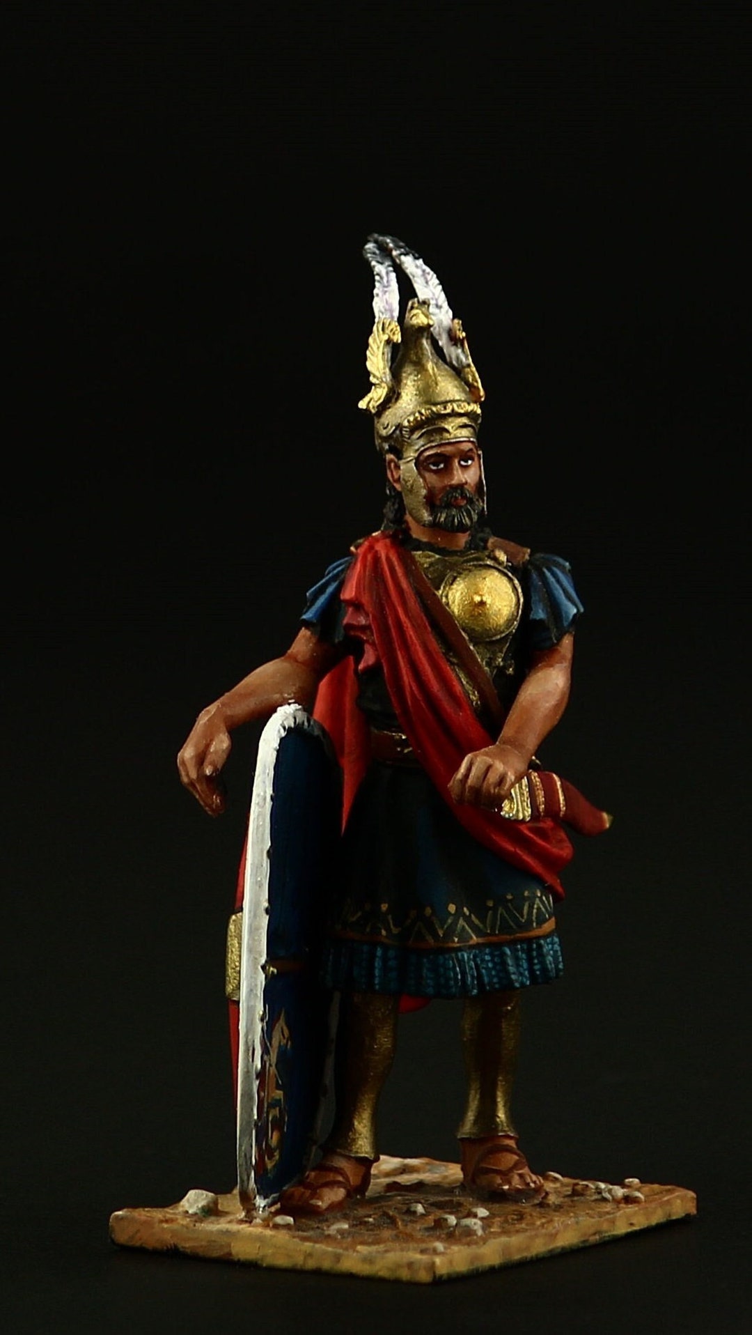 Tin Soldier Collectible Carthaginian Commander III B.C. 54 Mm Ancient ...