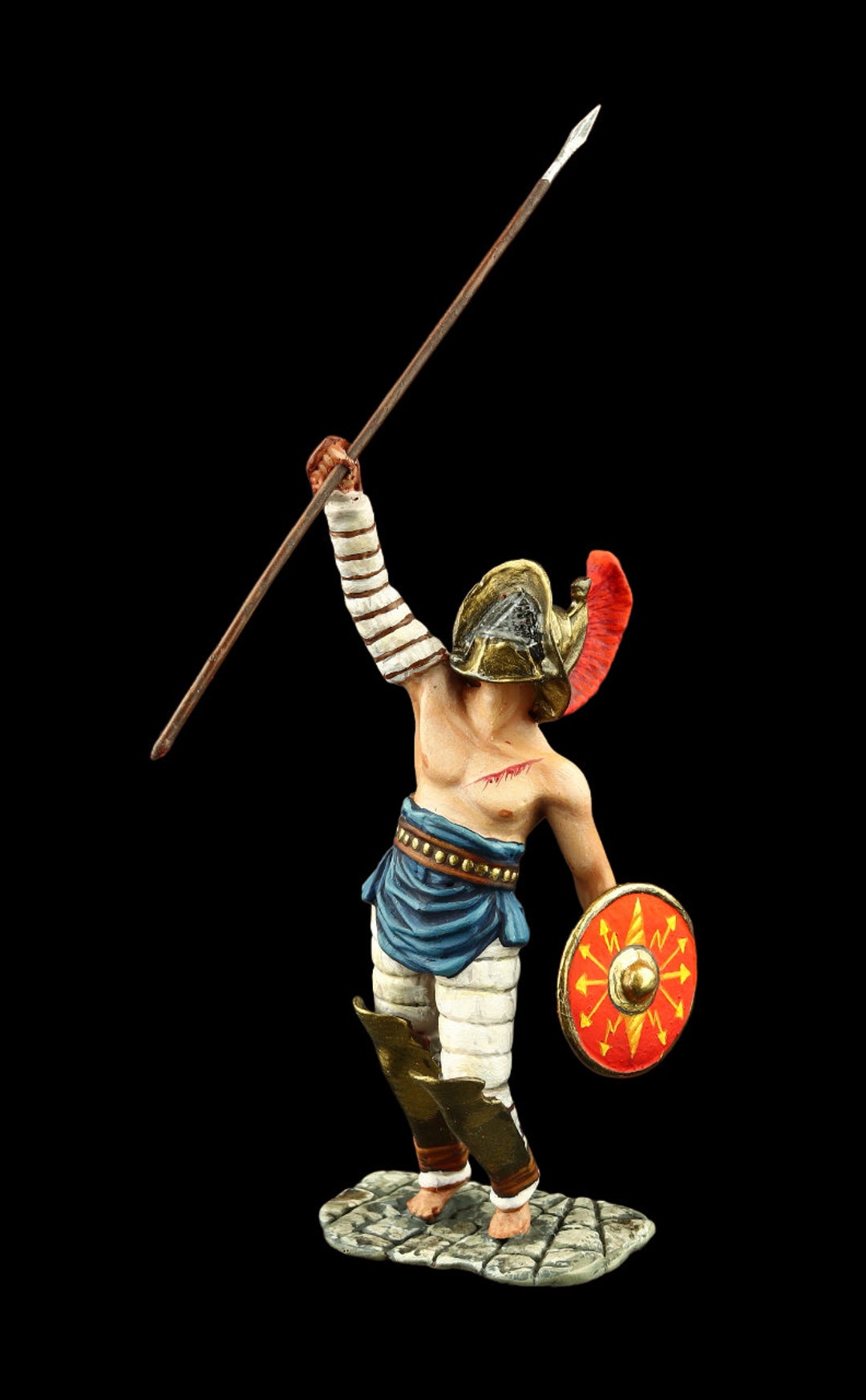 Tin Soldier Collectible Roman Gladiator Hoplomachus 54 Mm Ancient Rome ...