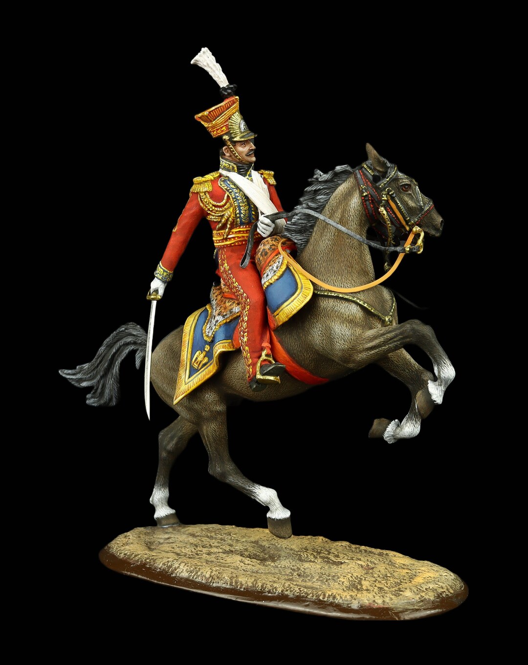 Tin Soldier Museum (TOP) General Edouard Colbert - Waterloo 1815 54 Mm ...