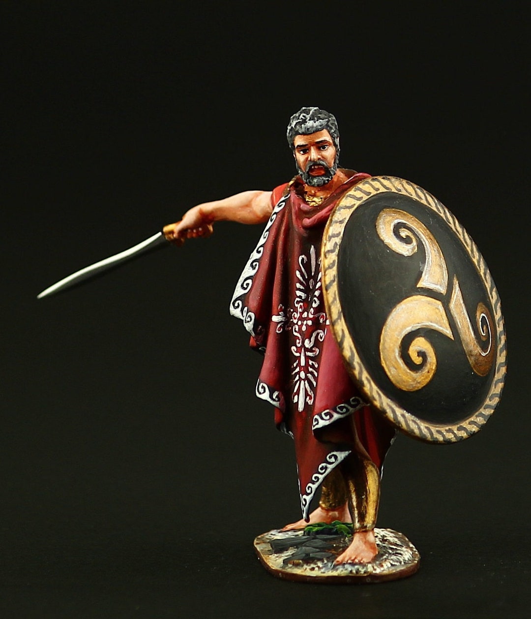 Tin Soldier Collectible Thespian Hoplite in Thermopylae, 480 B.C. 54 Mm ...