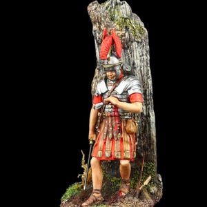 Tin Soldier Collectible Deadly Wounded Roman Soldier 54 Mm Ancient Rome ...