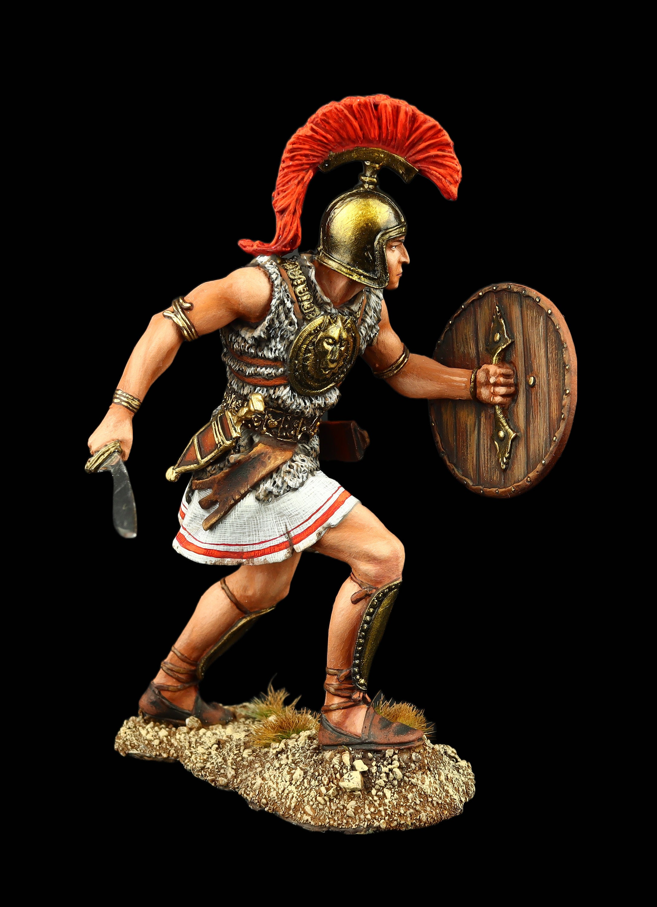 Tin Soldier Collectible Iberian Warrior 75 Mm Ancient Rome & Carthage ...