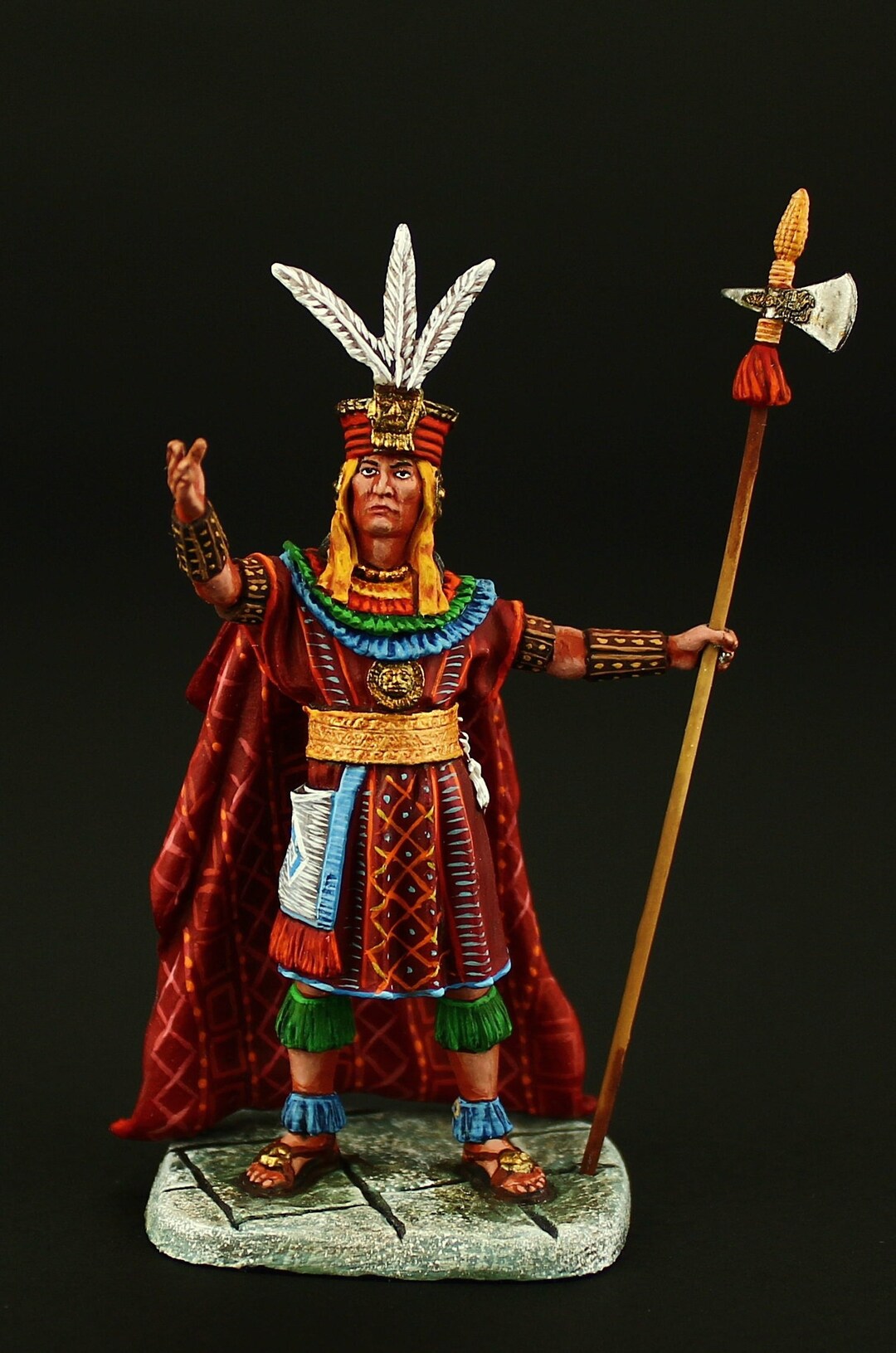 Tin Soldier Colletcible Atahualpa, Sapa Inca 1500-1533 54 Mm American ...