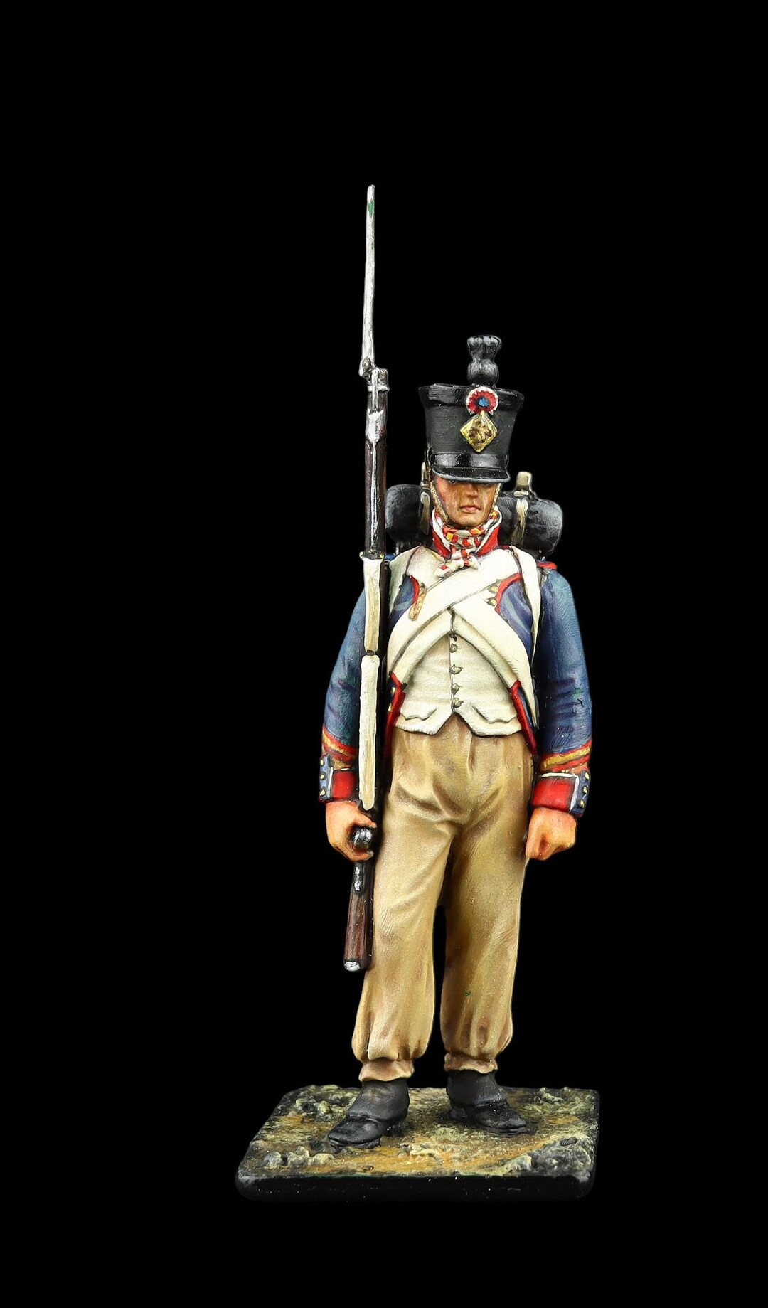 Tin Soldier Collectible Sergeant of Fusilier Regiment, 1807 54 Mm ...